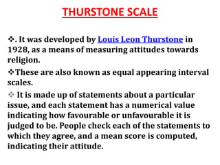 Rating scale and sociometry (2) | PPTX