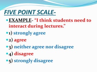 Rating scale : A Tool of Evaluation | PPTX
