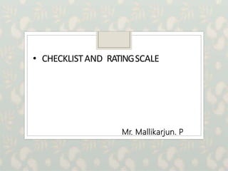 Rating Scale & Check List-ppt-Final.pptx | Science