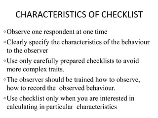 Rating Scale & Check List-ppt-Final.pptx | Science