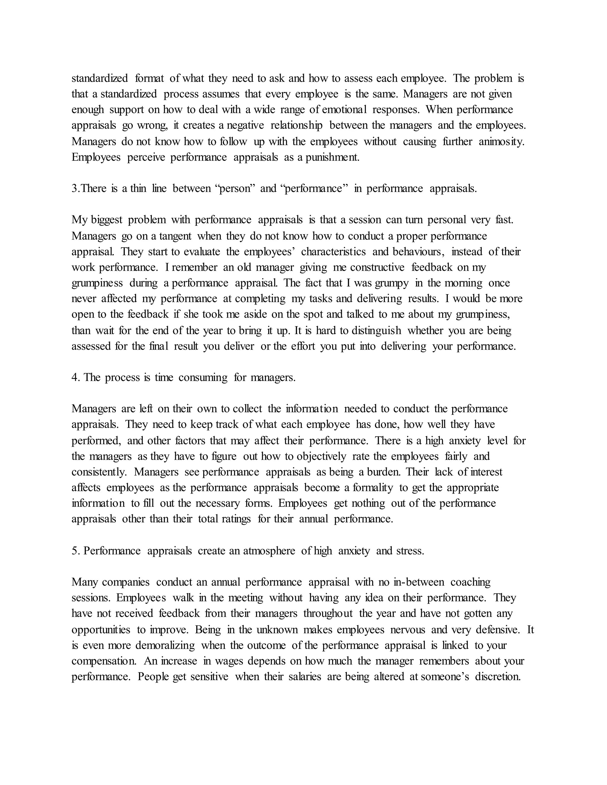 Rating scale performance appraisal | PDF