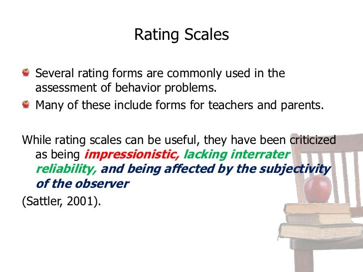 Rating scales