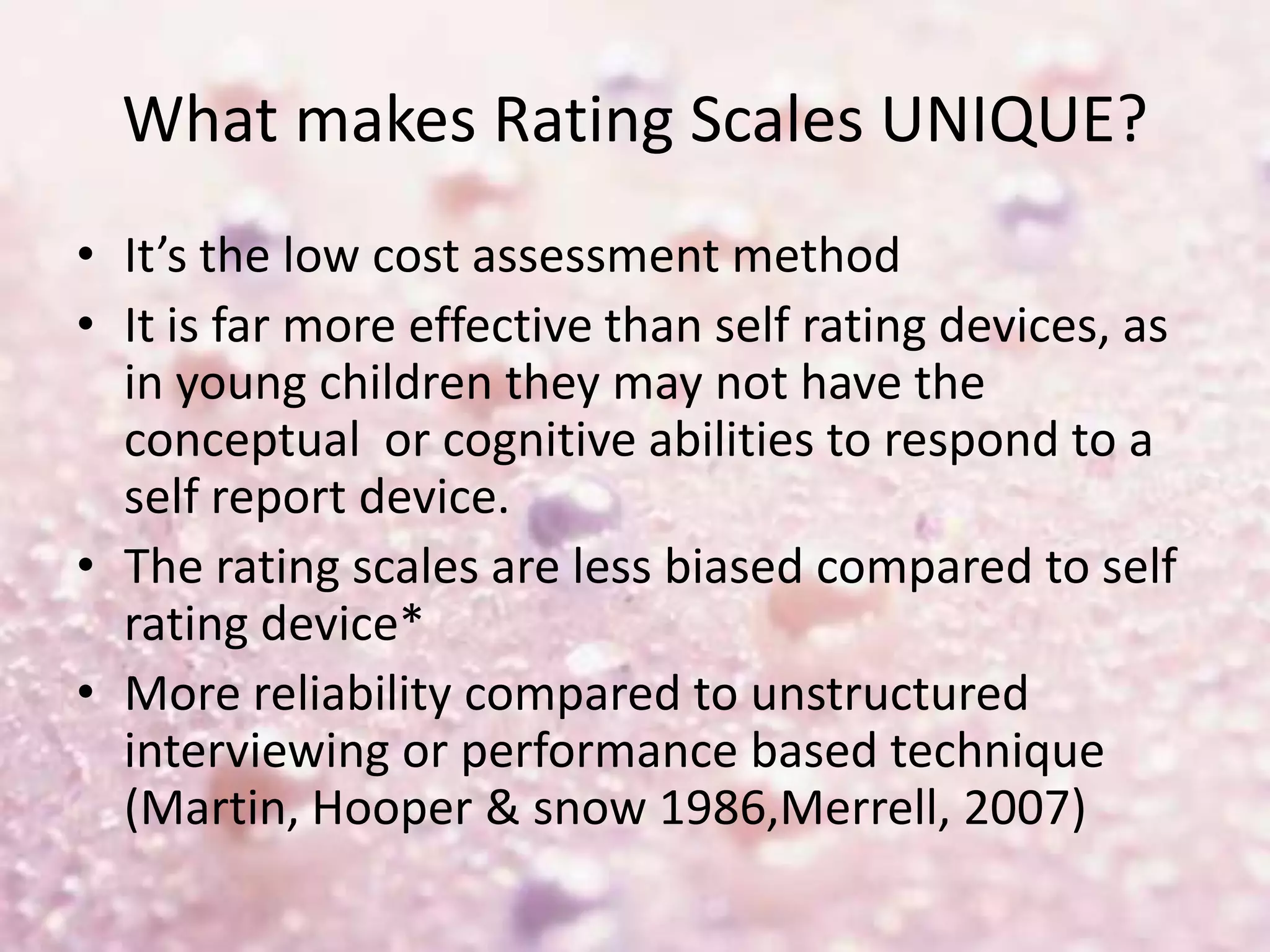 Rating scales | PPTX