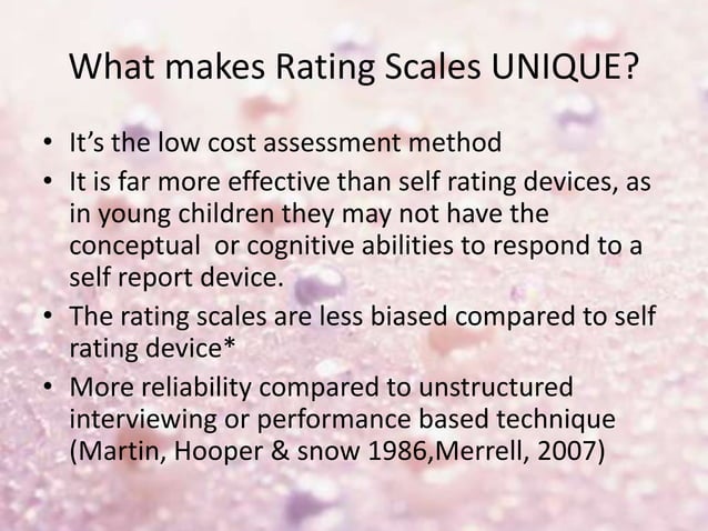 Rating scales | PPT