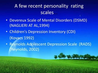 Rating scales | PPT