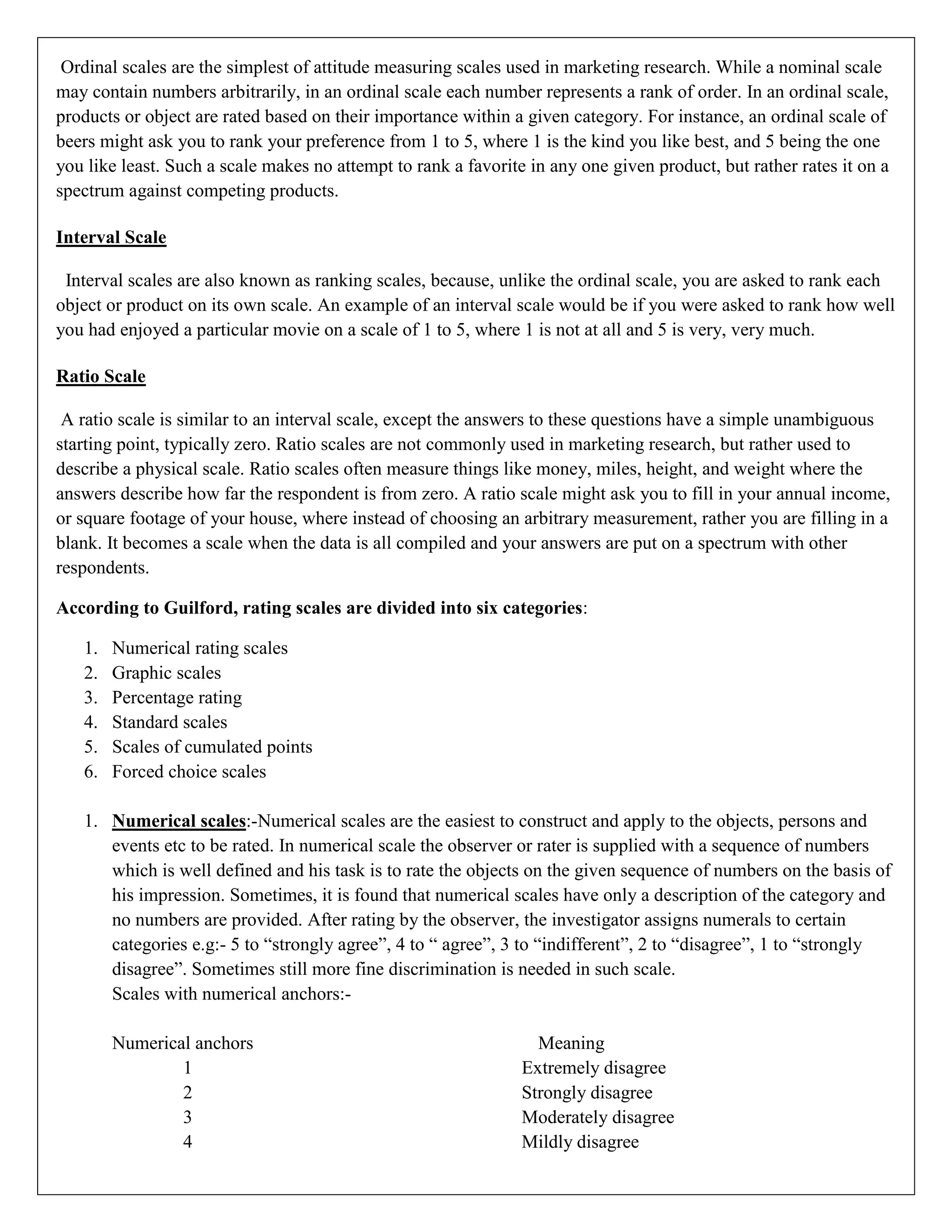 Rating scales | DOCX