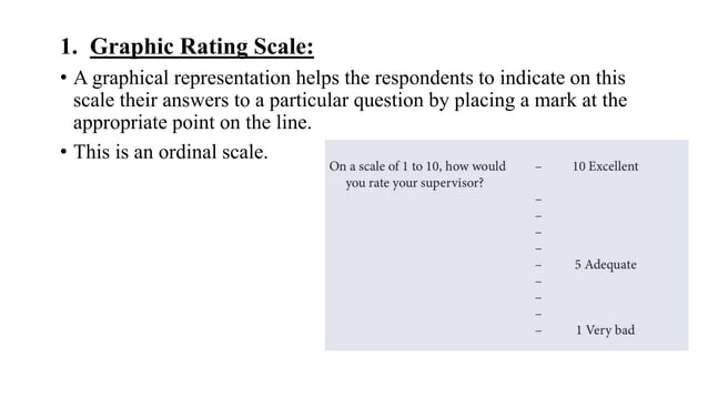 Rating Scales(e.g. Likert) and Ranking Scales | PPT