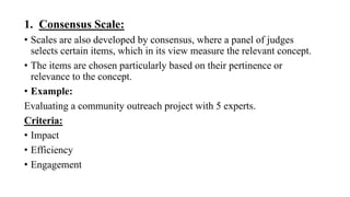 Rating Scales(e.g. Likert) and Ranking Scales | PPT