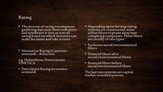 CSR Rating System | PPTX