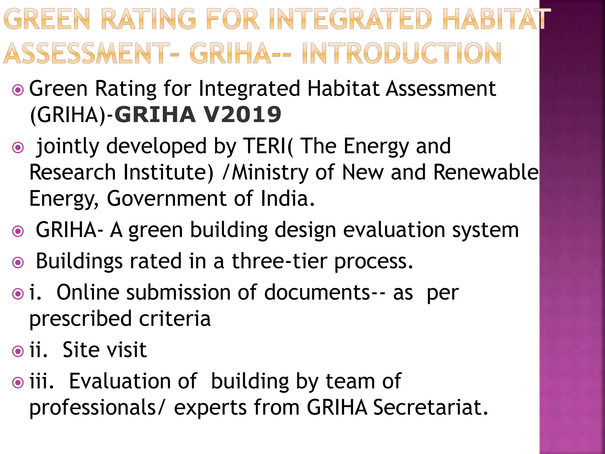 RATING SYSTEMS- IGBC, GRIHA, LEED--.pptx