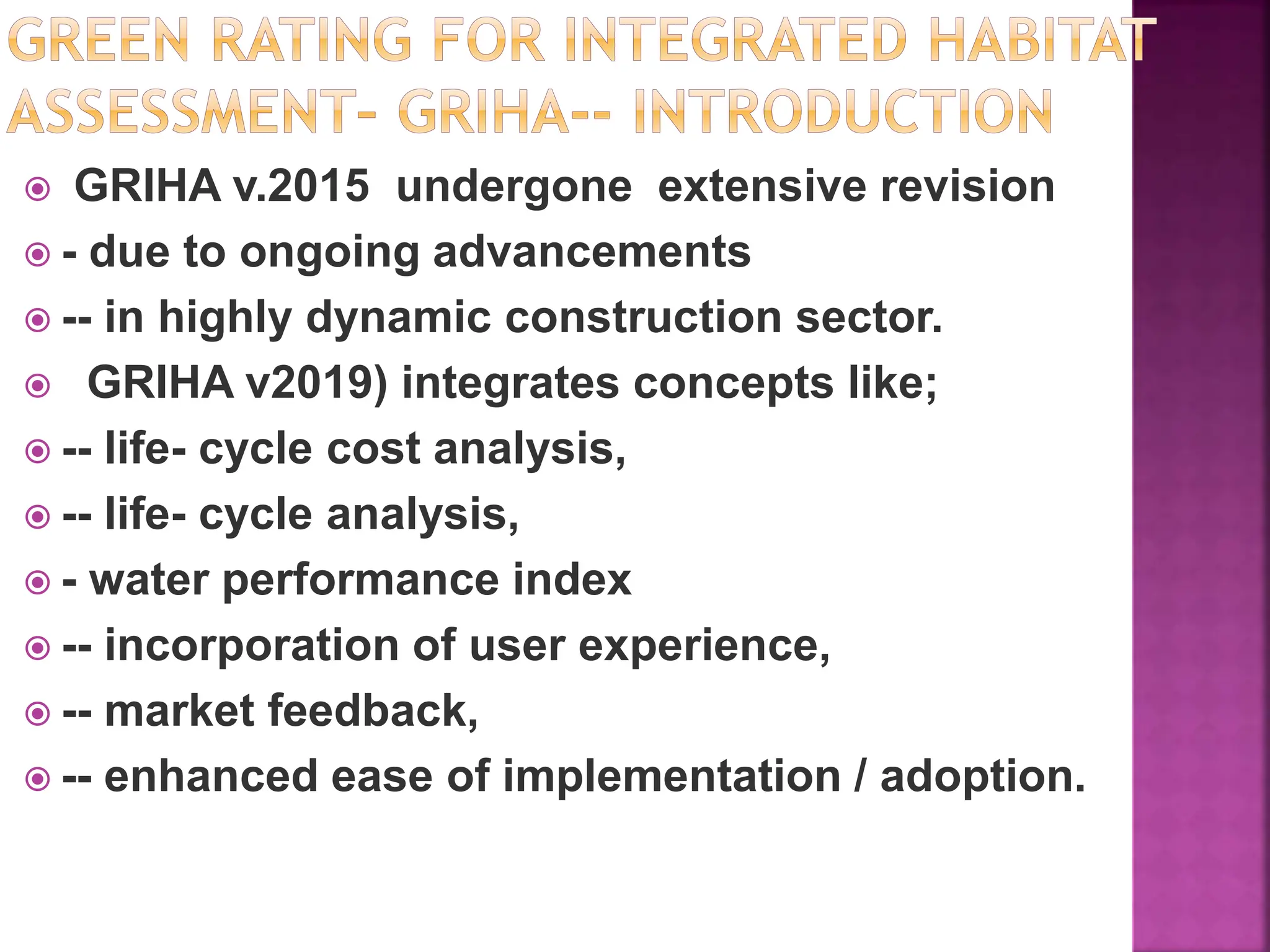RATING SYSTEMS- IGBC, GRIHA, LEED--.pptx