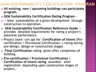 RATING SYSTEMS- IGBC, GRIHA, LEED--.pptx