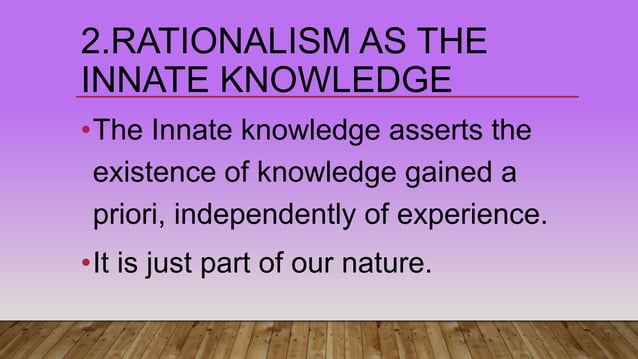 Concept of Rational in Education,importants | PPT