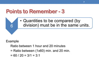 Introduction to Ratio | PDF