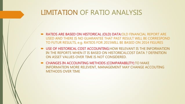Ratio - Classification , Advantages and Limitations | PPTX