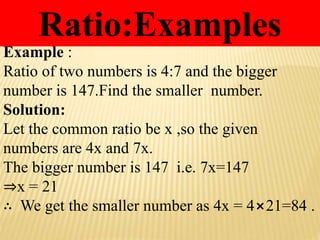 Ratio | PPT | Free Download