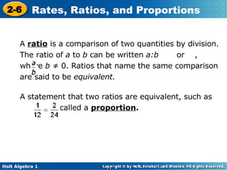 Ratios And Proportions And Rates