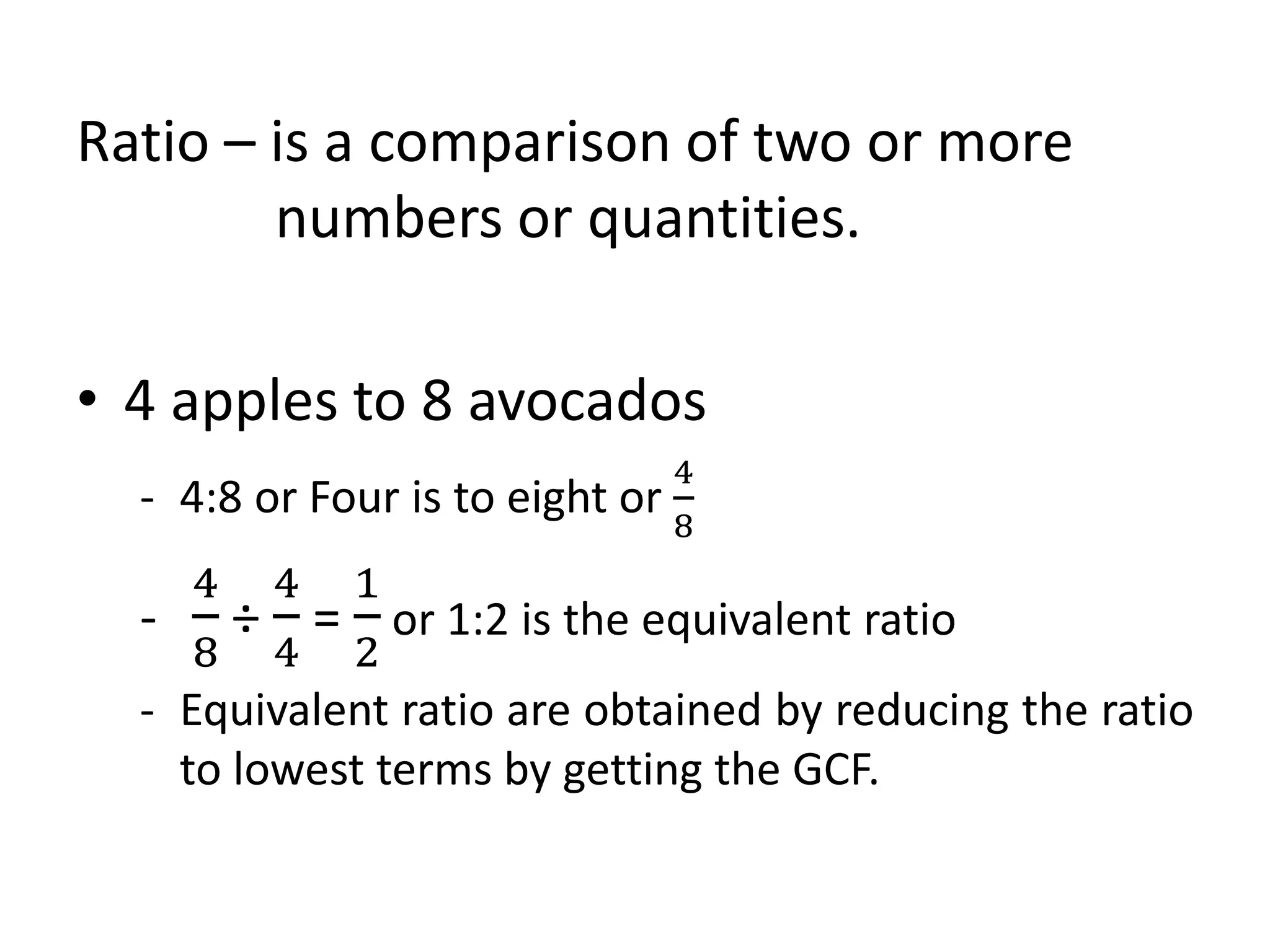 Ratio 5 | PPTX