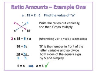 Finding Ratio Amounts in Proportions | PPTX