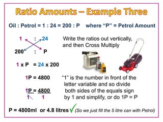Finding Ratio Amounts in Proportions | PPTX