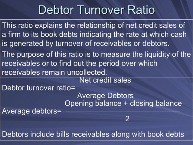 Ratio Analysis | PPT