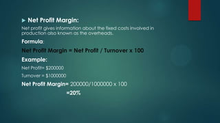 Ratio analysis | PPTX