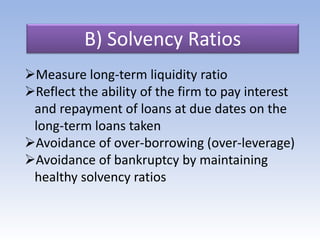 Ratio analysis | PPTX