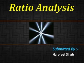Ratio analysis | PPT