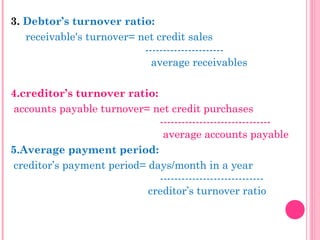 Ratio analysis | PPT