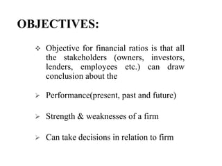 Ratio analysis | PPTX | Stocks and Bonds | Personal Investing