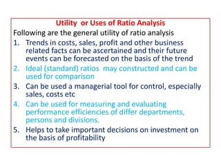 Ratio analysis | PPTX