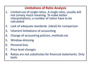 Ratio analysis | PPTX