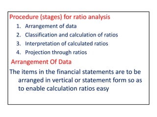 Ratio analysis | PPTX