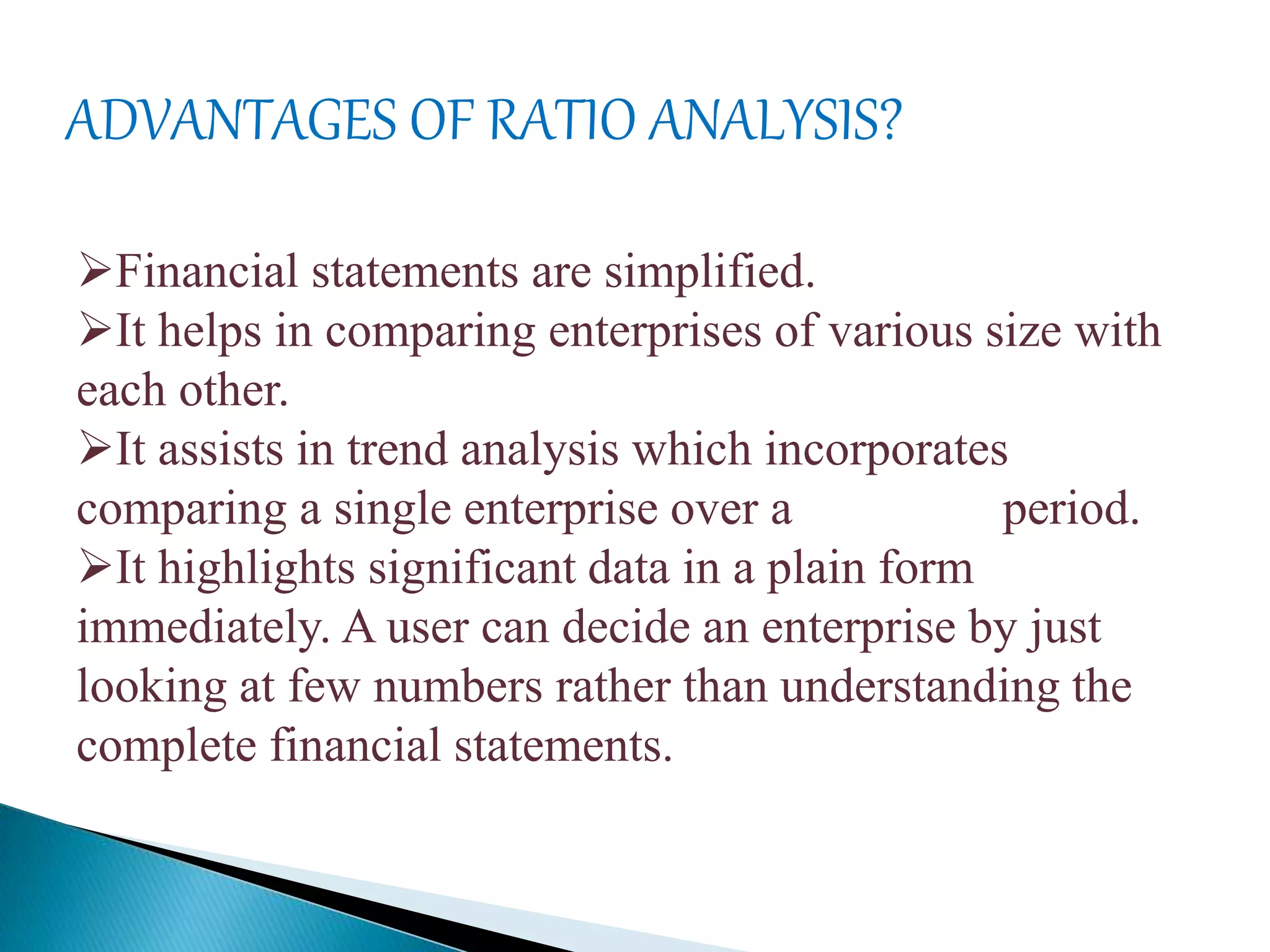 Ratio Analysis - Meaning and Types | PPTX