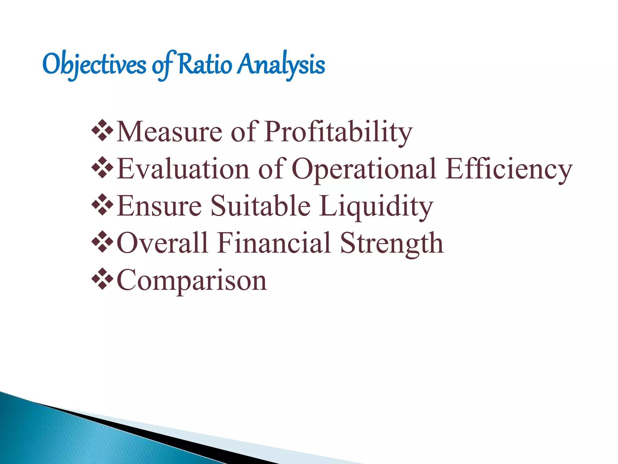 Ratio Analysis - Meaning and Types | PPTX