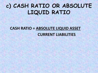 Ratio analysis | PPTX | Stocks and Bonds | Personal Investing