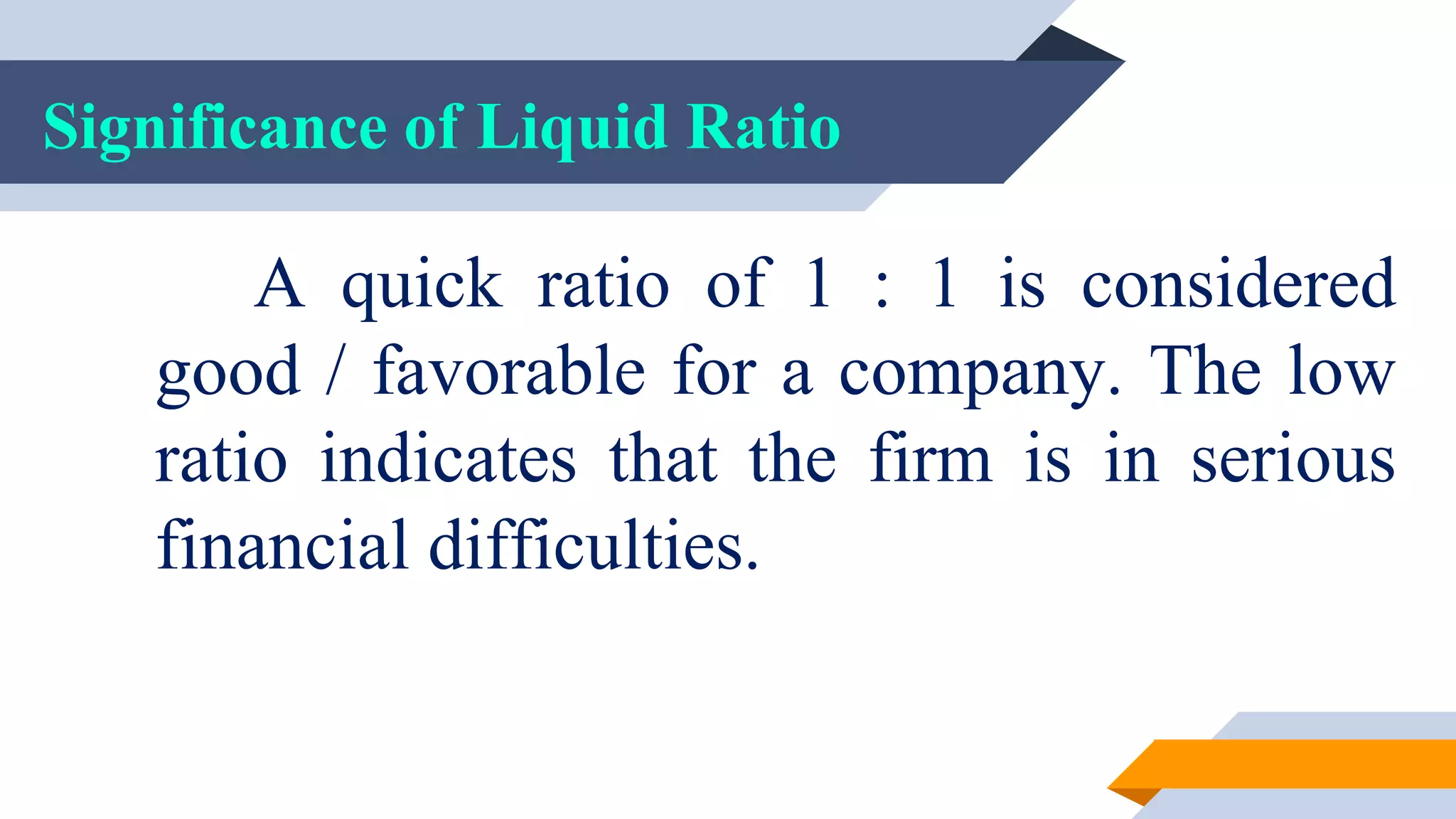 Ratio analysis | PPT