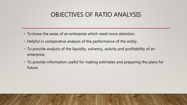 RATIO ANALYSIS | PPT