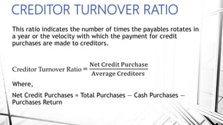 Ratio analysis | PPTX