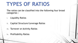 Ratio analysis | PPTX