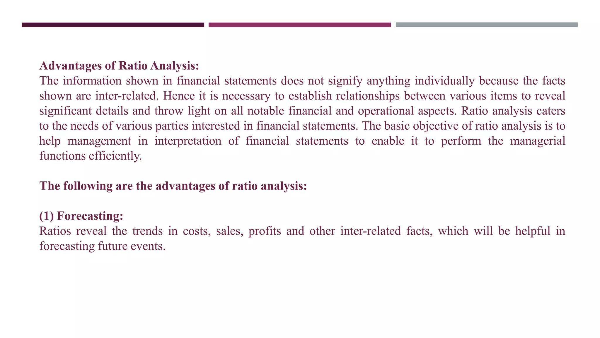 Ratio analysis - Introduction | PPTX