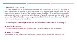 Ratio analysis - Introduction | PPTX