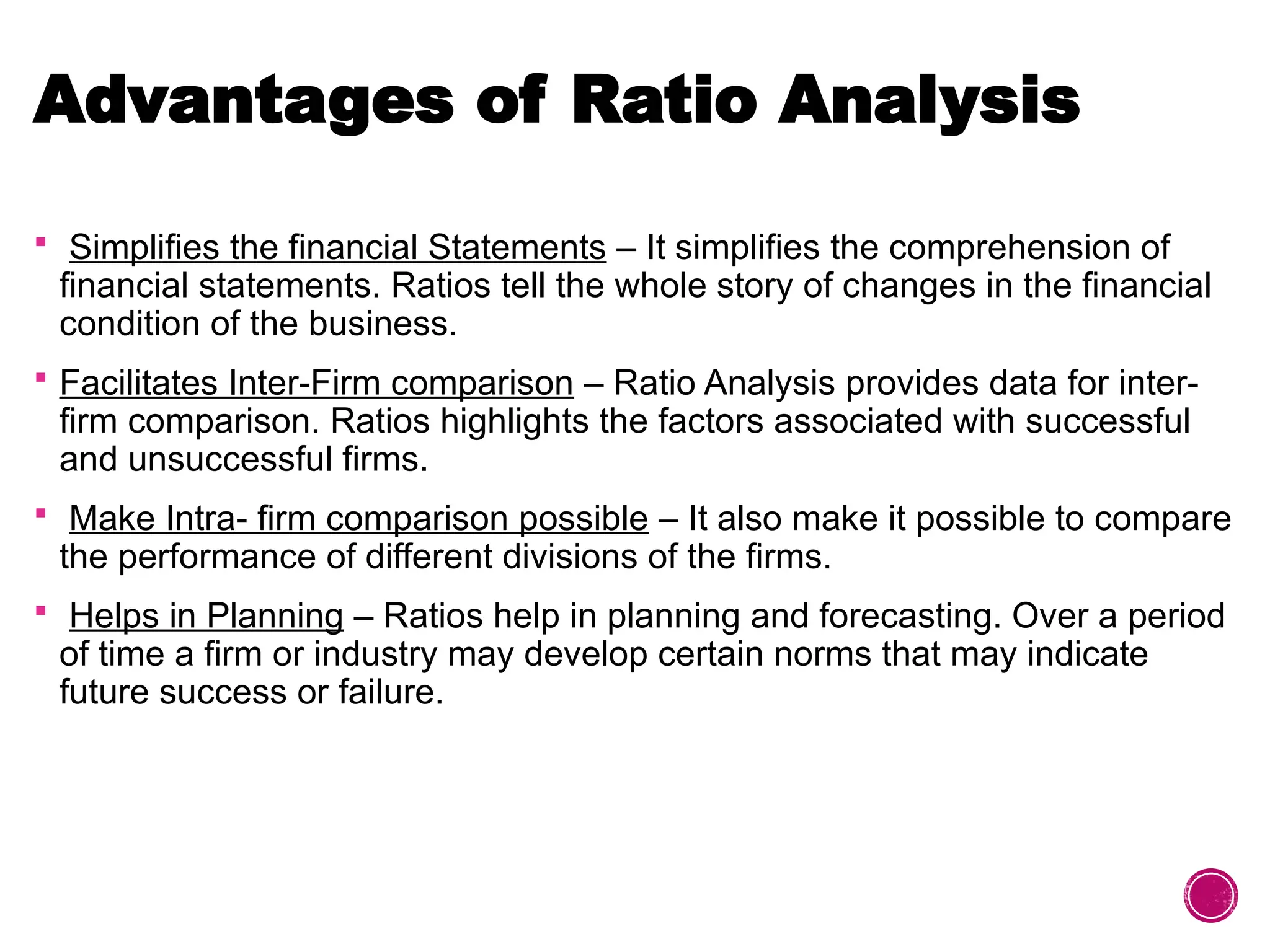 RATIO ANALYSIS for financial statements. | PPTX