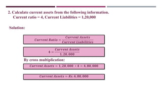 Ratio Analysis - Current Ratio | PPTX
