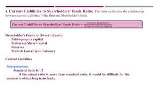 Ratio analysis - Leverage Ratios | PPTX