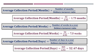 Ratio analysis - DTR Solved Exercises | PPTX