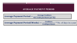 Ratio Analysis - Creditors Turnover Ratio | PPTX