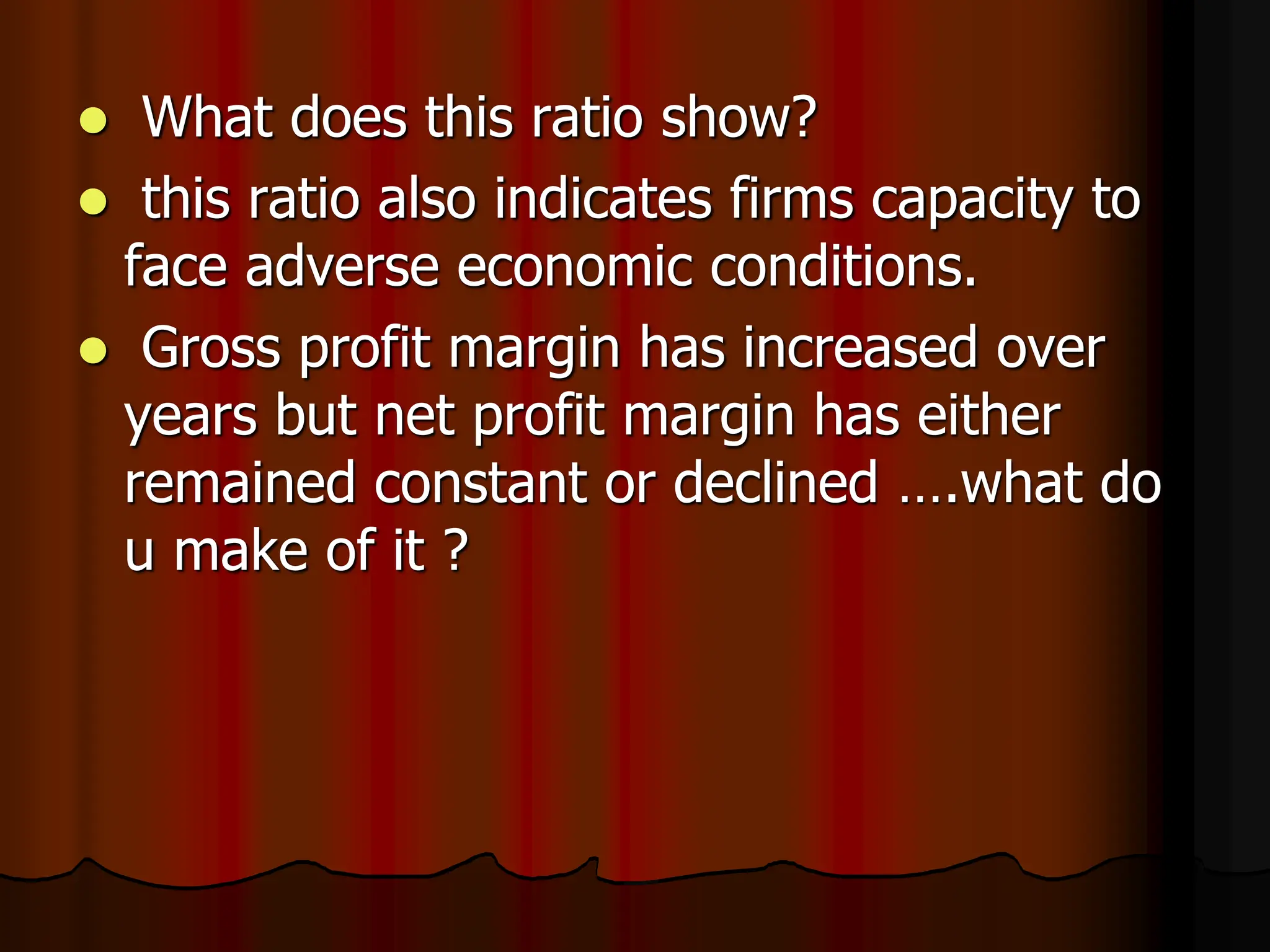 Ratio Analysis Power Point Presentation .ppt
