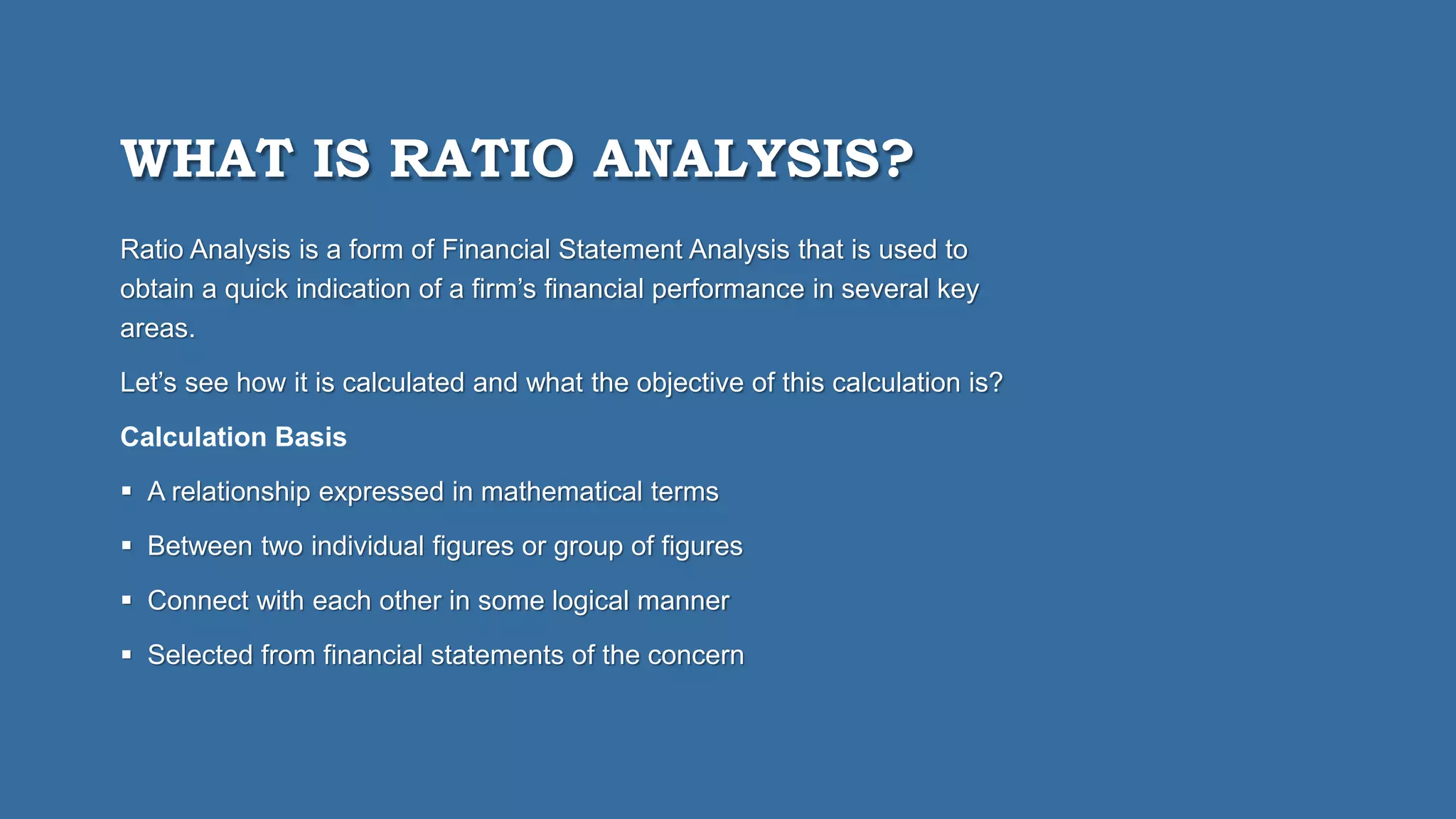 Ratio Analysis | PPT
