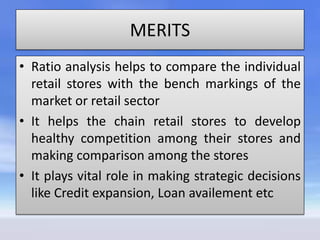 Ratio analysis of Retail Stores | PDF | Business Accounting & Finance ...